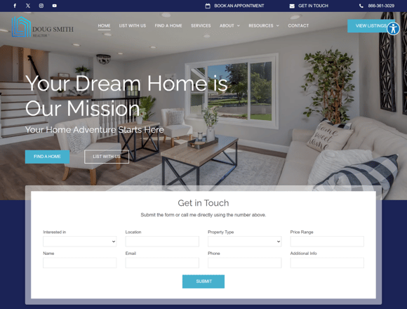 Elevate Your Online Brand | Build a .realtor Website for Free